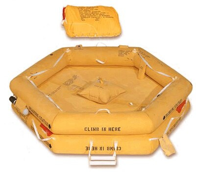 EAM Worldwide T6A Life Raft 6 Man - Twin-Tube - FAR 121 - R0425A107 at ...