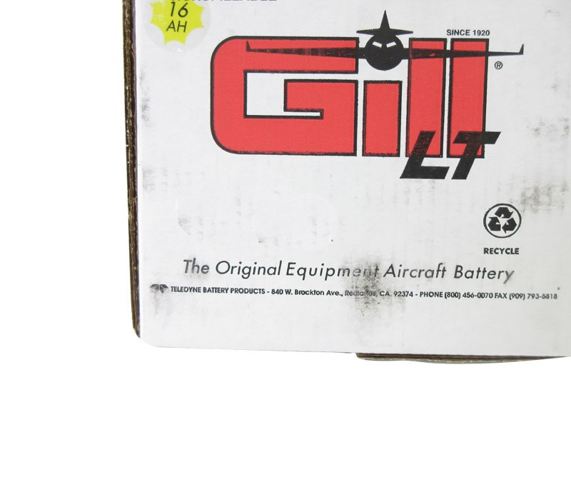 Gill 7243-16 Sealed Lead Acid Aircraft Battery at SkyGeek.com