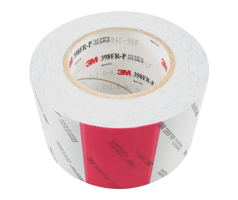 3M 021200-96677 White 398FRP Glass 7 Mil Cloth Tape - 3" x 36 Yard Roll ...