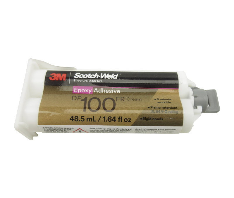 3M Scotch-Weld DP100FR Cream Epoxy Adhesive - 400 mL