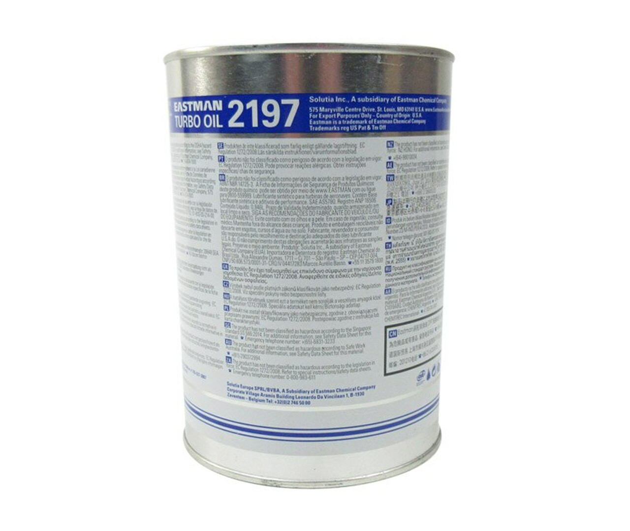 Eastman Turbo Oil 2197 Clear MIL-PRF-23699 HTS Spec Aircraft Turbine ...