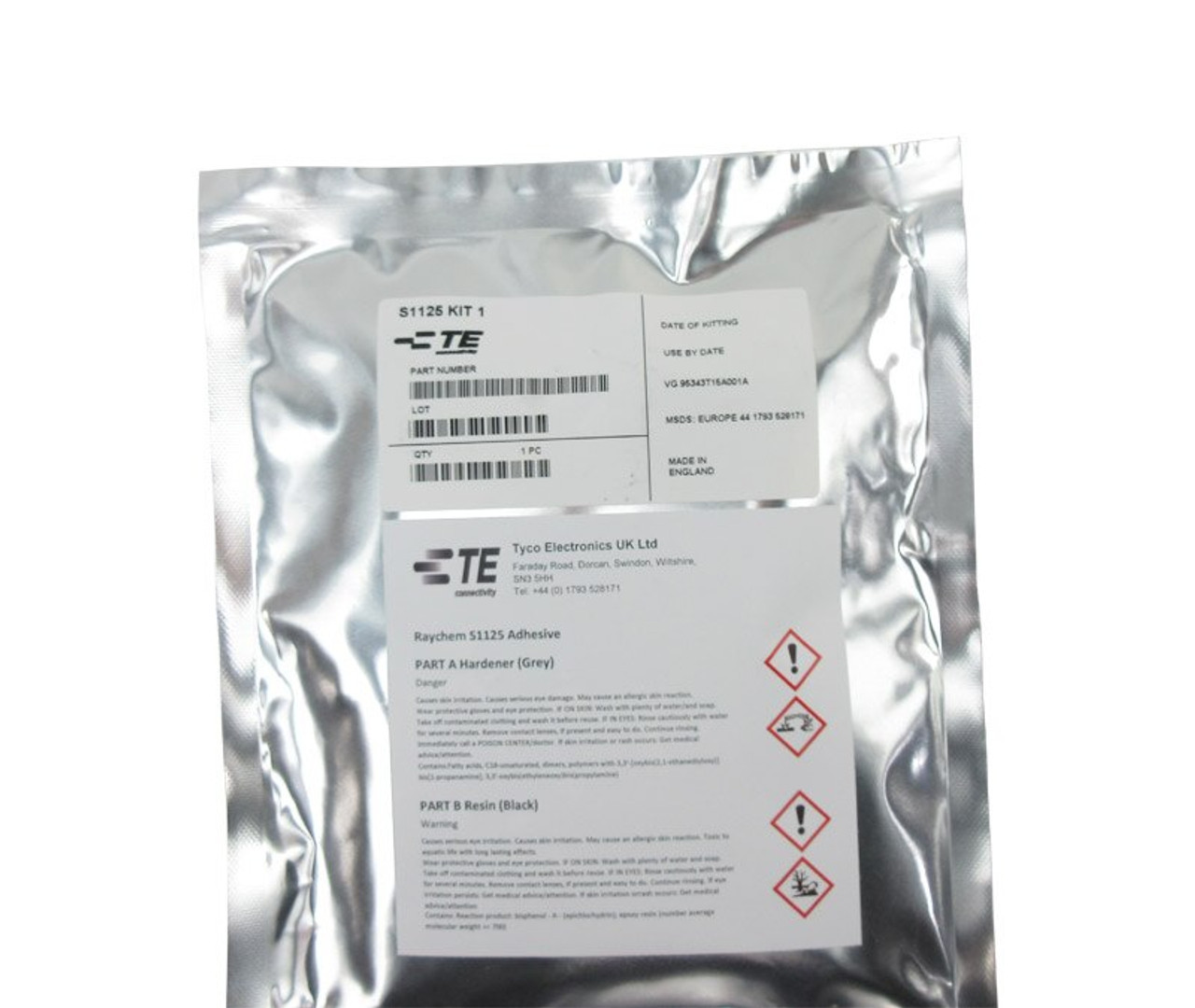 TE Connectivity S1125-KIT-1 TE Connectivity Two-Part Epoxy Resin Kit ...