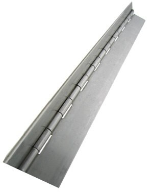 Military Standard MS20001P4-7200 Aluminum Hinge, Butt at SkyGeek.com