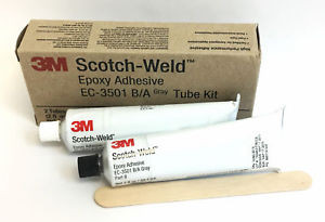 3M 021200-65246 Scotch-Weld EC-3501 B/A Gray Epoxy Adhesive - 2 oz Tube ...