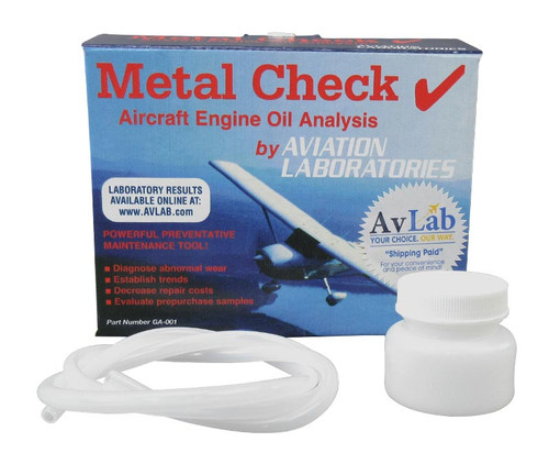 Metal Check Oil Analysis - Aviation Laboratories Oil Analysis, GA-001