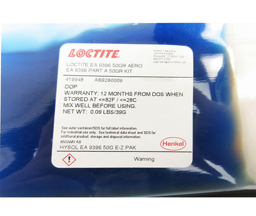 Henkel LOCTITE AERO EA 9396 Epoxy Adhesive - 50g E-Z Pak