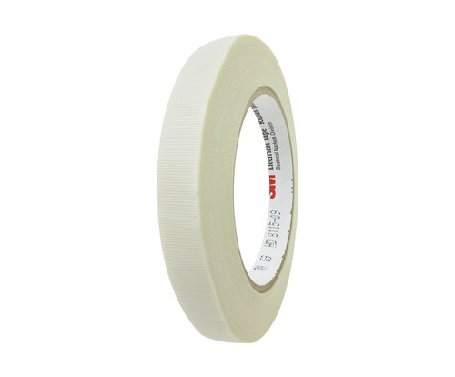 3M 054007-27548 Scotch 69 White 7 Mil Glass Cloth Electrical Tape - 1/2 ...