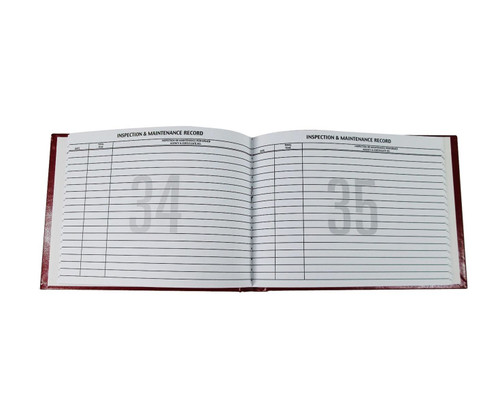 APR Industries EF5-1 Red Hardcover Engine Log Book at SkyGeek.com