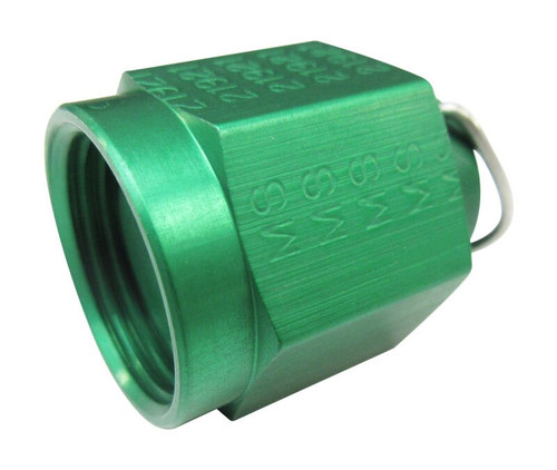 Military Standard MS21914-10D Aluminum Tube Cap – Green