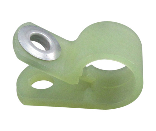 Military Standard MS25281R7 Light Green Plastic Clamp, Loop at SkyGeek.com