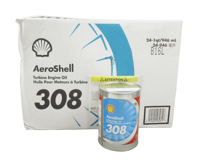 AeroShell Turbine Oil 308 Synthetic Turbine Engine Oil - Quart Can at ...