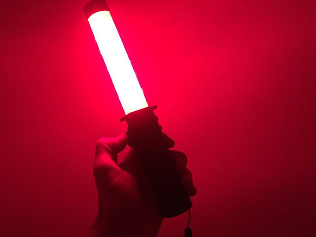 AERO Specialties Red LED Aircraft Marshalling Wand