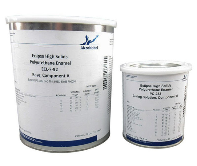 AkzoNobel ECL-F-92/PC-233 Eclipse BAC 701 Flat Black BMS 10-60 Type I ...