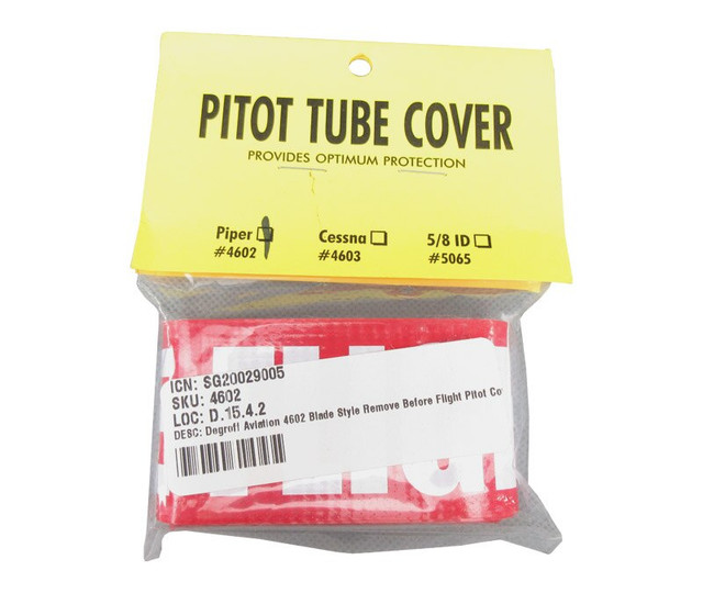 Degroff Aviation 4602 Blade Style Remove Before Flight Pitot Cover at ...