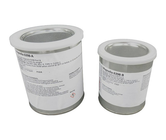 Magnobond 6398 Gray 2-Part Epoxy Adhesive - Quart Kit