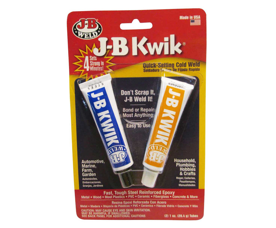 J-B Weld 8276 J-B Kwik Cold Weld Epoxy - SkyGeek