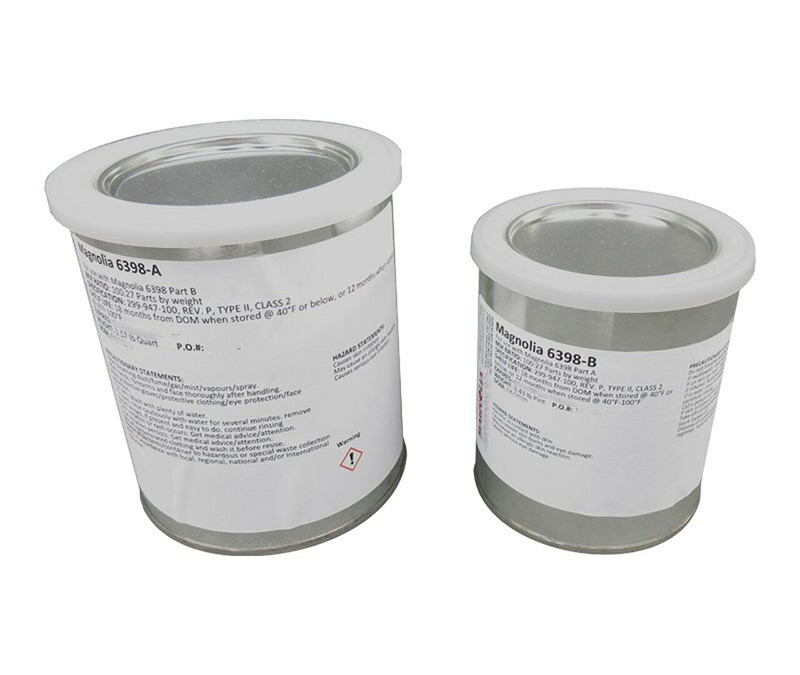 Magnobond 6398 Gray 2-Part Epoxy Adhesive - Quart Kit