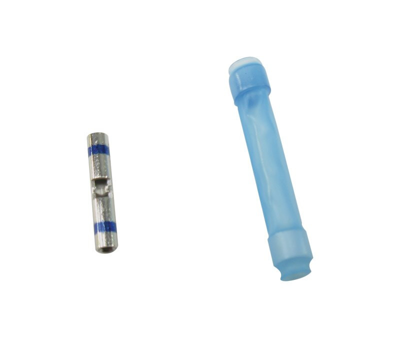 TE Connectivity D-436-83 Blue Splice Terminal 16-20AWG 27.92mm Nickel ...