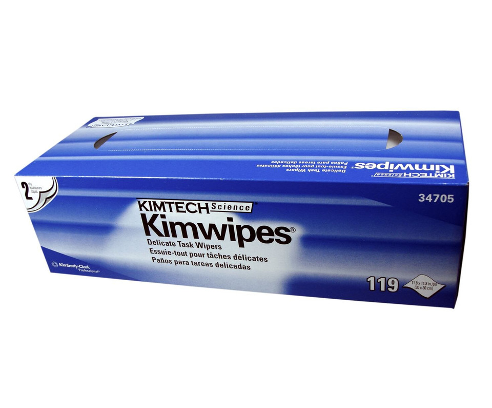Kimwipes 34705 White 11.8" x 11.8" Light Duty Delicate Task Wipers ...