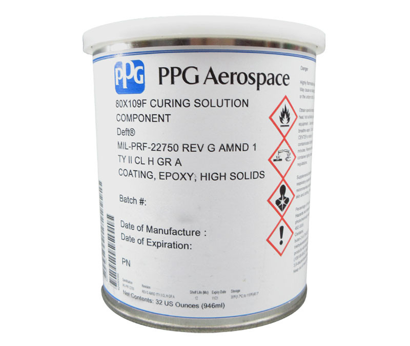 PPG Deft 01-BK-043F FS#17038 Epoxy Topcoat
