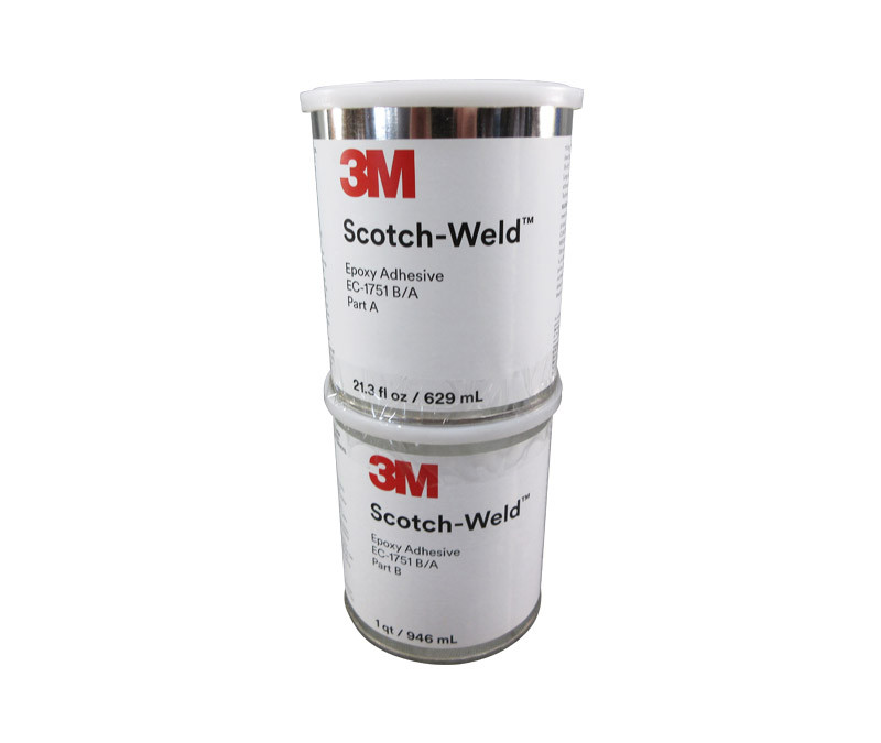 3M Scotch-Weld EC-1751 B/A Epoxy Adhesive - Quart Kit