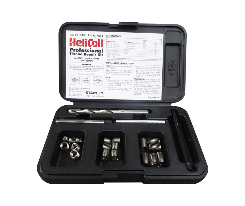HELI-COIL 5401-6 #3/8-16 UNC Thread Repair Kit at SkyGeek.com