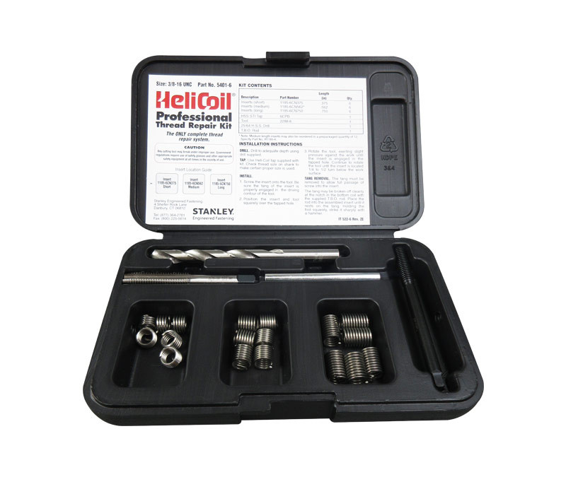 HELI-COIL 5401-6 #3/8-16 UNC Thread Repair Kit at SkyGeek.com