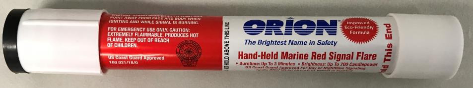 ORION 865 Locate Hand-Held Red Distress Signal Flares - 4 Pack at ...