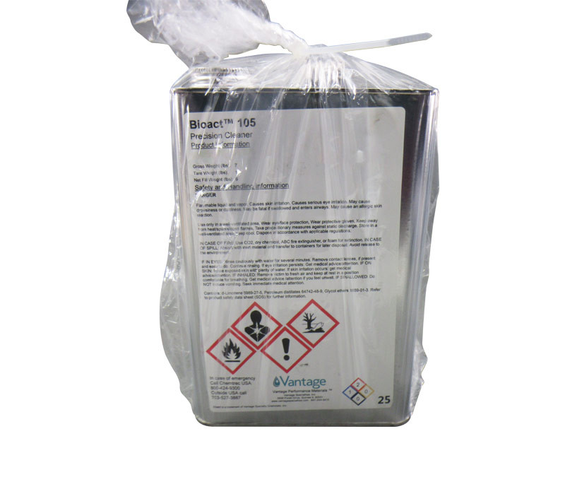 BIOACT 105 Clear High Purity Fast Drying Solvent Cleaner - Gallon Can ...