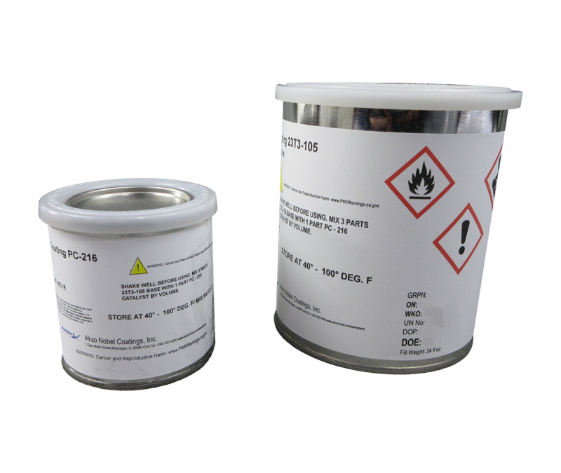 AkzoNobel 23T3-105/PC-216 BAC707 Flat Gray BMS 10-86 Type I, Grade D ...