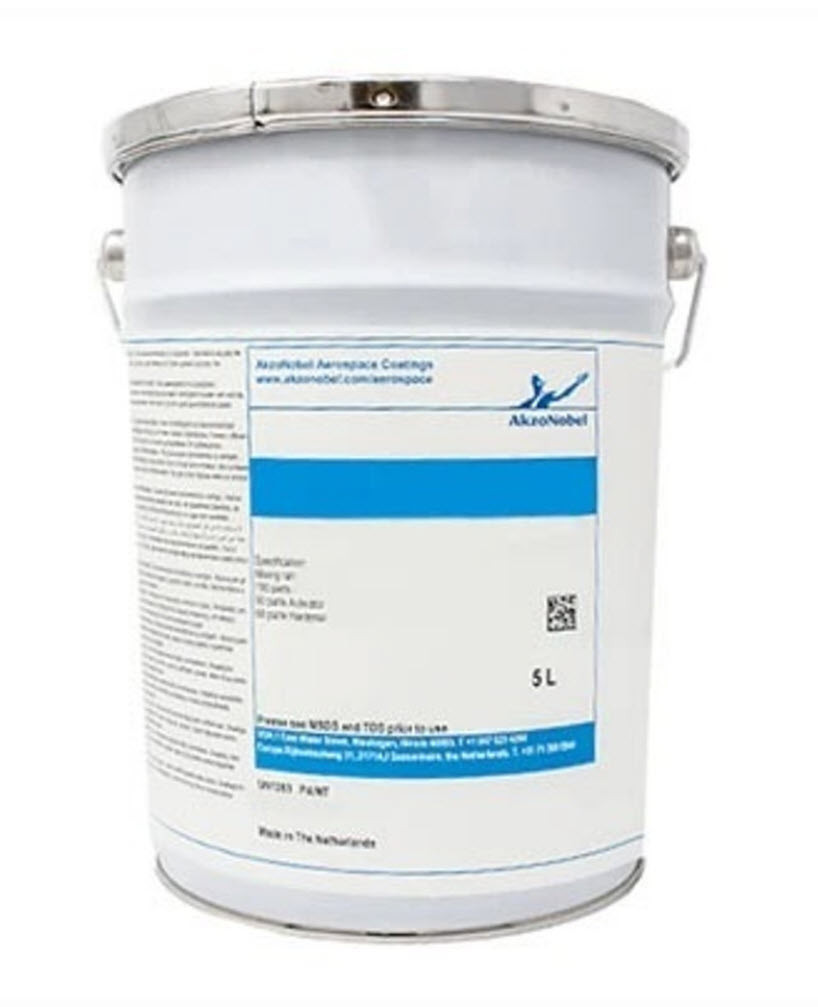 AkzoNobel Aerodur HS 67348 Gray M9001 Polyurethane Topcoat - 5 Liter ...
