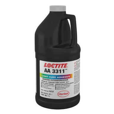 Henkel Loctite 3311 Light Cure Adhesive - Plastic/Metal - 1 Liter ...