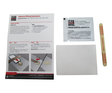 CLICK BOND CB200 Acrylic Adhesive Kit - 3.5 Gram Kit