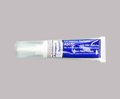 Aerospace Sealants AS157 FAA-PMA Gray Silicone Adhesive Sealant - 3 oz ...