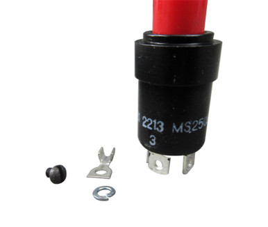Military Standard MS25089-3AR Red Switch, Push at SkyGeek.com