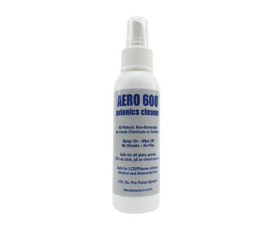 Aero 600 Avionics Cleaner - 4 oz Pump Spray Bottle at SkyGeek.com