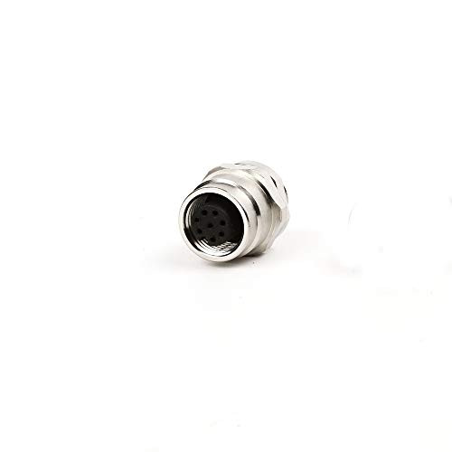 VELLEDQ Field Assembly Sensor-Actuator Panel Mount Connector M12 8-Pin ...