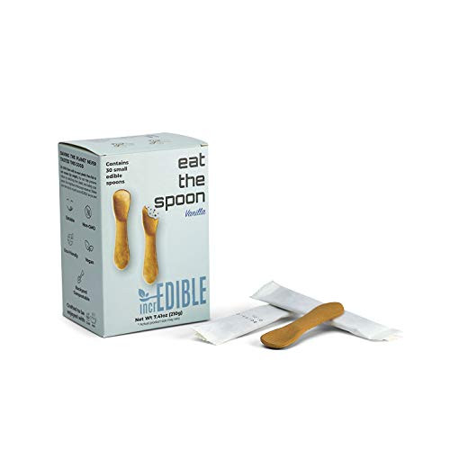 incrEDIBLE Edible Spoons - Crunchy Eco Friendly Alternative to ...