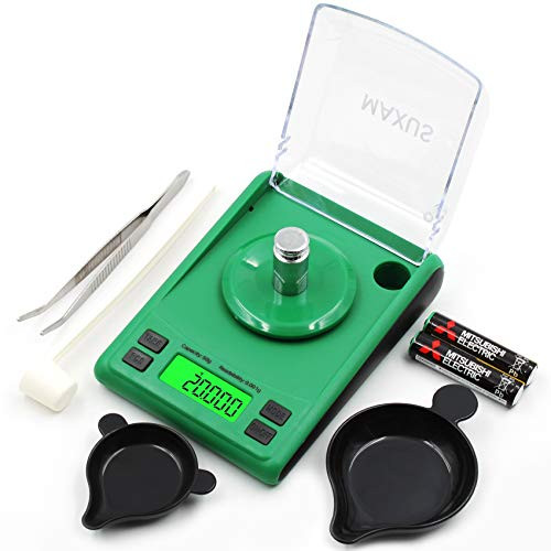 MAXUS Dante Digital Milligram Scale 50g x 0.001g incl. Calibration ...