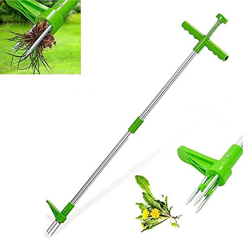 Kiaitre Weed Puller Tool, Weed Puller with T-Handle, Long Handle Garden ...