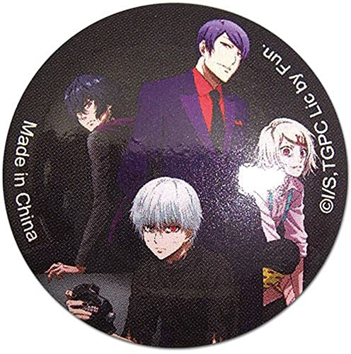 Tokyo Ghoul - Kaneki Group Button - Famous Microgreens