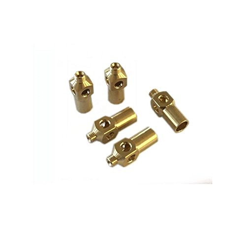 Earth Star 5 PCS Brass Cast Iron Jet Burner NG Gas Nozzle Cooking Stove ...
