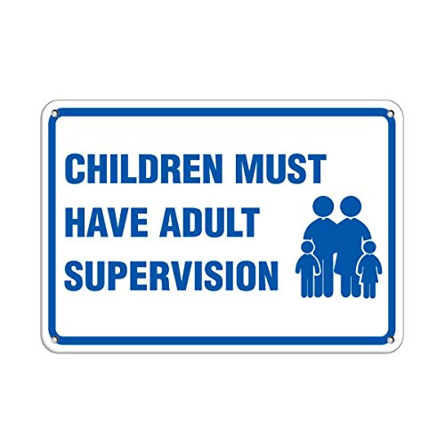 Children Must Have Adult Supervision Pool Signs Vinyl Sticker Decal 8 ...