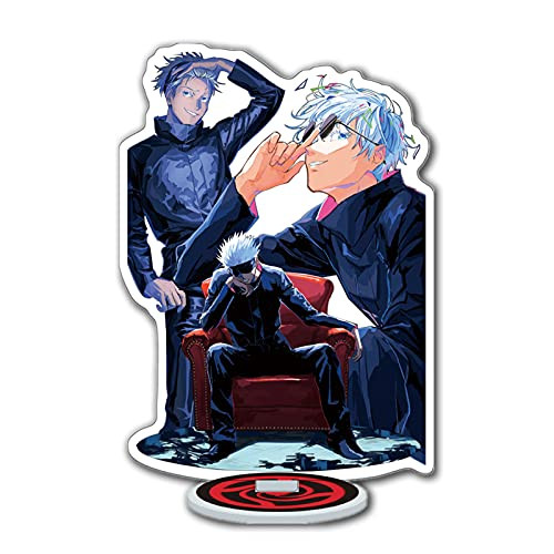 Biusnowkk Anime Jujutsu Kaisen Stand Figure Gojo Satoru Acrylic Stands ...