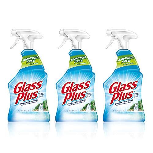 Glass Plus Glass Cleaner 32 fl oz Bottle Multi-Surface Glass Cleaner -3 ...