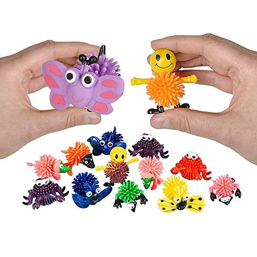 The Dreidel Company Spiky Puffer Animal Hedge Balls, Colorful Wee ...