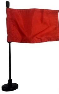 Red Assembly Line Flag with Magnetic Base and Flexible Flag Pole ...
