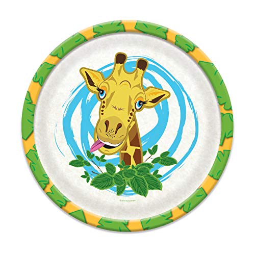 Ecoware Giraffe Plate from Deluxebase. Made with bamboo and bio-based ...