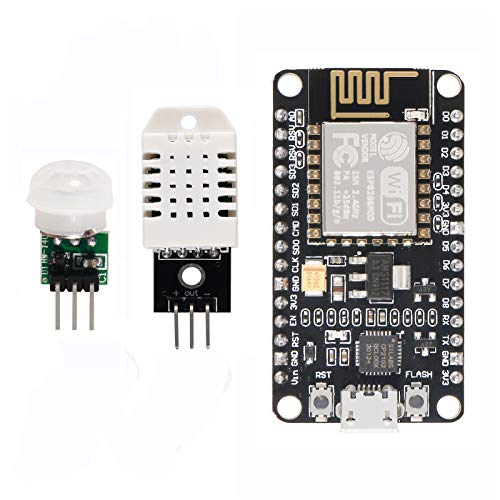 DORHEA ESP8266 DHT22 Temperature and Humidity Motion Sensor Detector ...