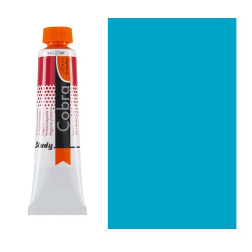 Royal Talens Cobra Artists' Water Mixable Oil Color 40ml Tube Turquoise ...
